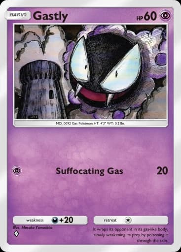 Gastly (#120, ♦️, Genes Formidables) • Pokémon TCG Pocket