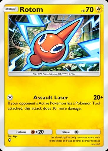 Rotom (Space-Time Smackdown #62/208, 1-Diamond) | Pokémon TCG Pocket