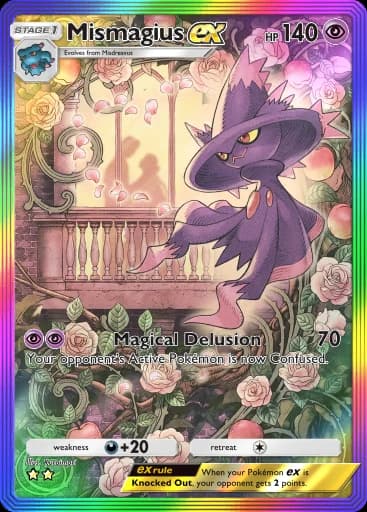 Mismagius ex (Space-Time Smackdown #199/208, 2-Stars) | Pokémon TCG Pocket