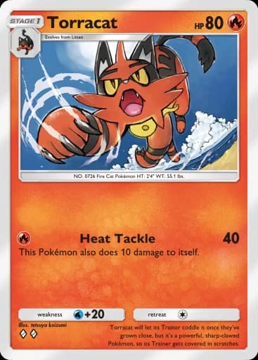 Torracat (Celestial Guardians #32/239, 2-Diamonds) | Pokémon TCG Pocket
