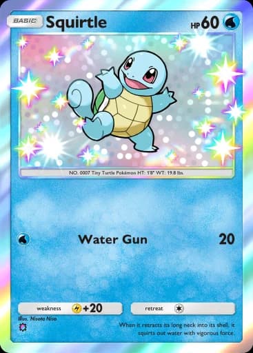 Squirtle (Celestial Guardians #215/239, 1-Star Shiny) | Pokémon TCG Pocket