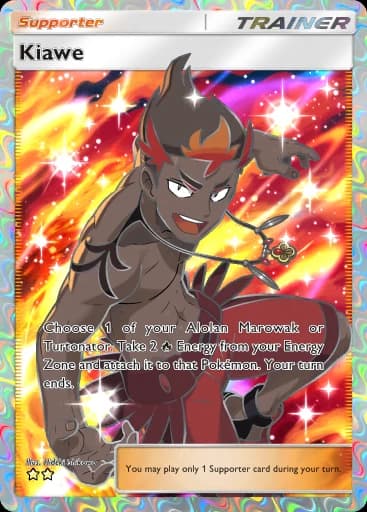 Kiawe (#192, ⭐⭐, Celestial Guardians) • Pokémon TCG Pocket