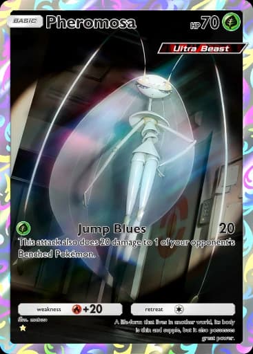 Pheromosa (#71, ⭐, Extradimensional Crisis) • Pokémon TCG Pocket