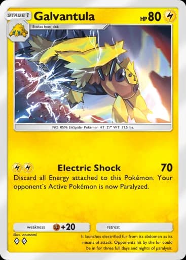 Galvantula (Eevee Grove #27/107, 2-Diamonds) | Pokémon TCG Pocket