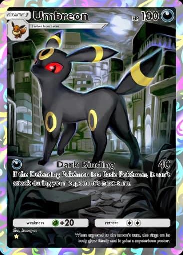 Umbreon (Eevee Grove #77/107, 1-Star) | Pokémon TCG Pocket