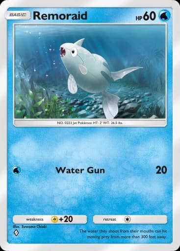 Remoraid (Wisdom of Sea and Sky #55/241, 1-Diamond) | Pokémon TCG Pocket