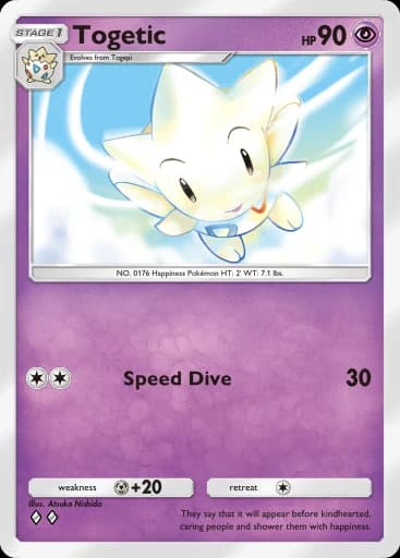 Togetic (Wisdom of Sea and Sky #79/241, 2-Diamonds) | Pokémon TCG Pocket