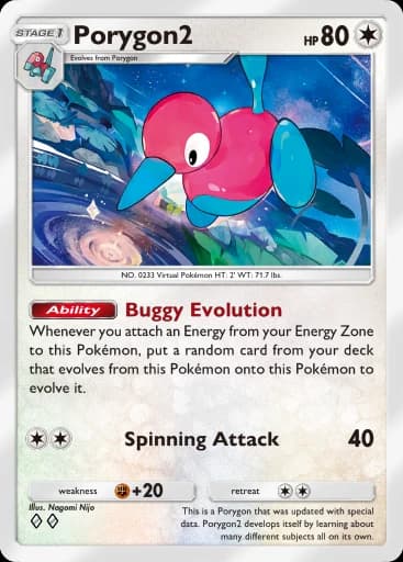 Porygon2 (Wisdom of Sea and Sky #136/241, 2-Diamonds) | Pokémon TCG Pocket