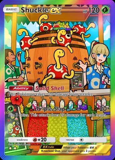 Shuckle ex (Saber Marino y Celeste #202/241, 2 Estrellas) | Pokémon TCG ...