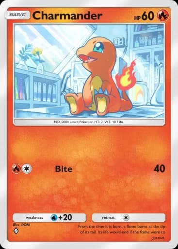 Charmander (Crimson Blaze #11/103, 1-Diamond) | Pokémon TCG Pocket