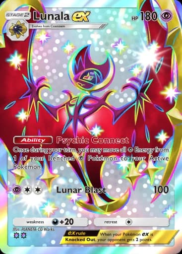 Lunala ex (Crimson Blaze #99/103, 2-Star Shiny) | Pokémon TCG Pocket