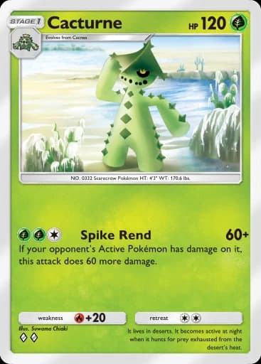 Cacturne (Desfile de Ensueño #7/234, 2-Diamantes) | Pokémon TCG Pocket