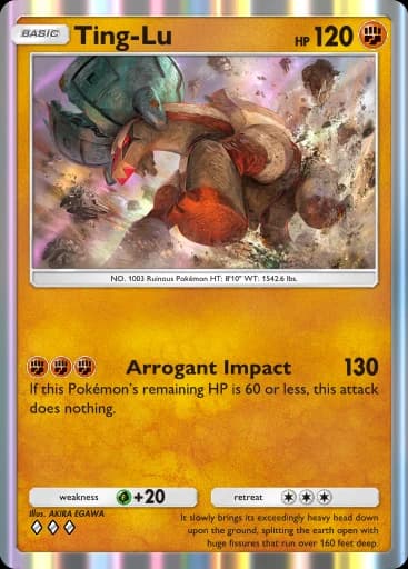 Ting-Lu (Paldean Wonders #62/131, 3-Diamonds) | Pokémon TCG Pocket
