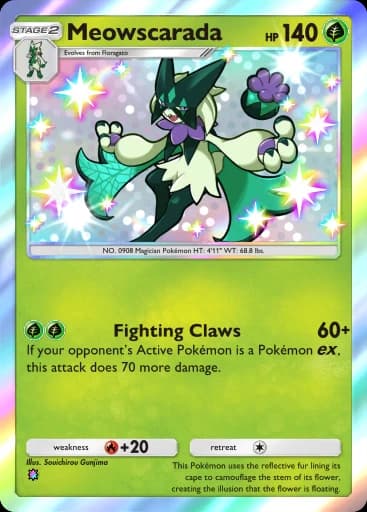 Meowscarada (Paldean Wonders #118/131, 1-Star Shiny) | Pokémon TCG Pocket