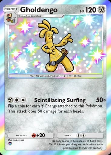 Gholdengo (Paldean Wonders #125/131, 2-Star Shiny) | Pokémon TCG Pocket