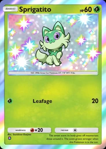 Sprigatito (Maravilhas de Paldea #116/131, Brilhante) | Pokémon TCG Pocket