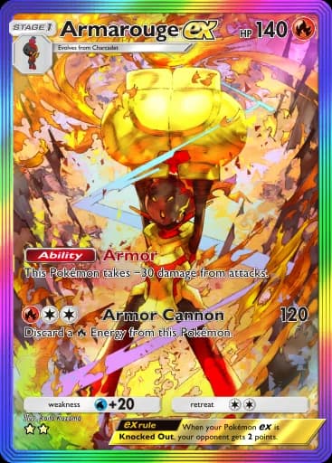 Armarouge ex (Paldean Wonders #111/131, 2-Stars) | Pokémon TCG Pocket