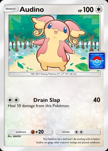 Audino (PROMO-A #89/92, Promo) | Pokémon TCG Pocket