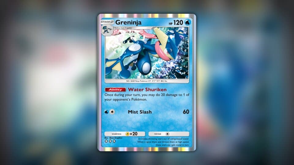 Greninja (Genes Formidables #89/226, 3-Diamantes) | Pokémon TCG Pocket