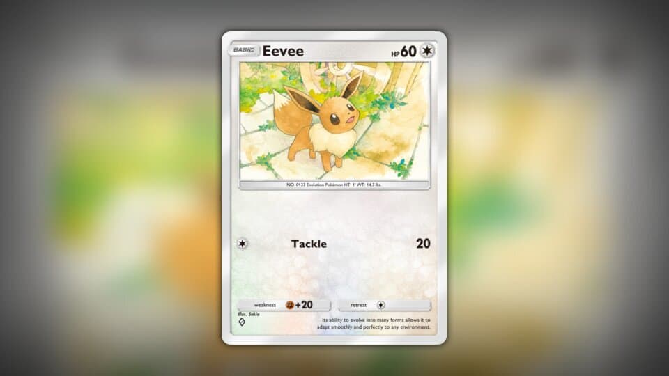 Eevee (Genes Formidables #208/226, 1-Diamante) | Pokémon TCG Pocket