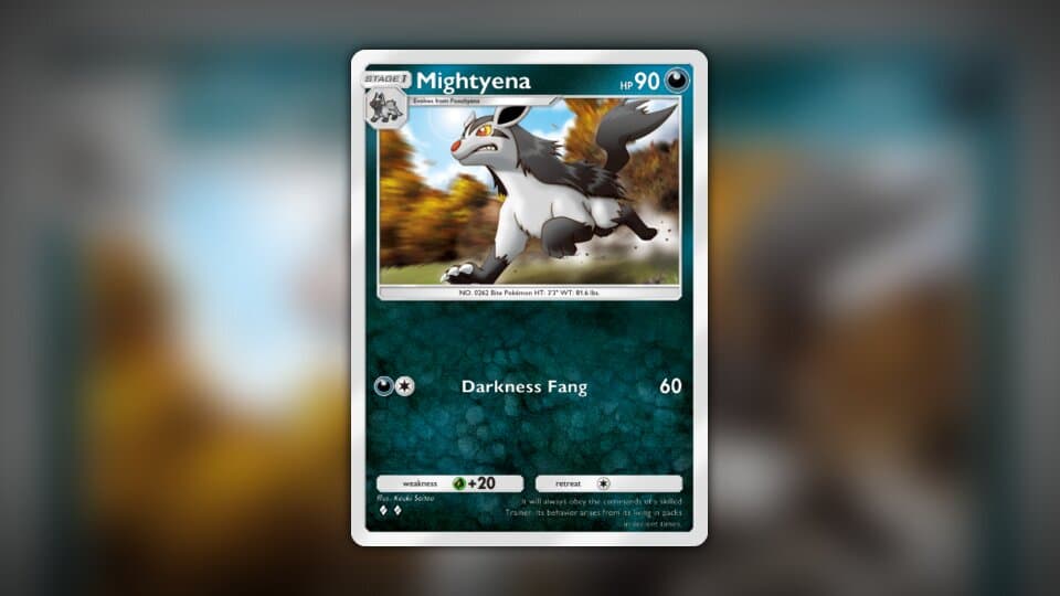 Mightyena (Pugna Espaciotemporal #101/208, 2-Diamantes) | Pokémon TCG ...