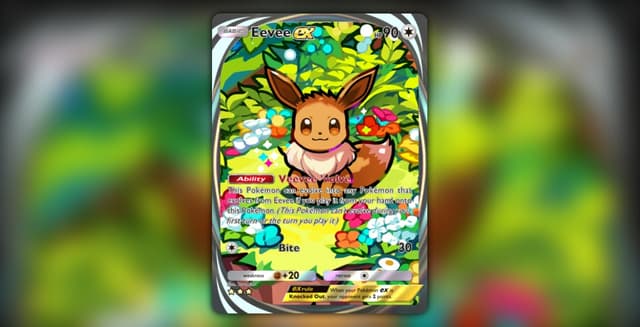 Eevee ex (Eevee Grove #92/107, 3-Stars) | Pokémon TCG Pocket