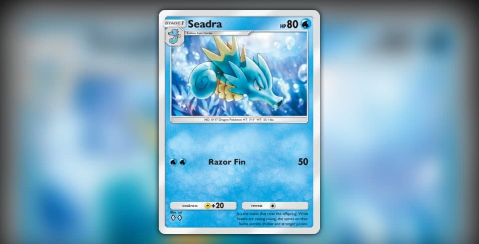 Seadra (Wisdom of Sea and Sky #42/241, 2-Diamonds) | Pokémon TCG Pocket