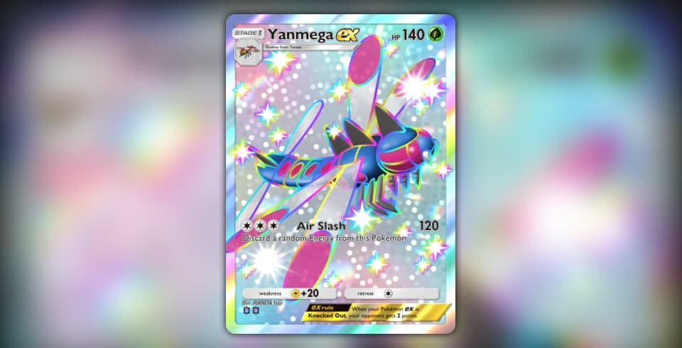 Yanmega ex (Wisdom of Sea and Sky #232/241, 2-Star Shiny) | Pokémon TCG ...