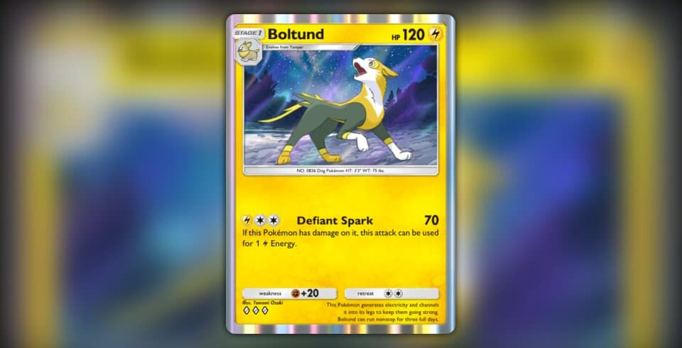 Boltund (Secluded Springs #31/71, 3-Diamonds) | Pokémon TCG Pocket