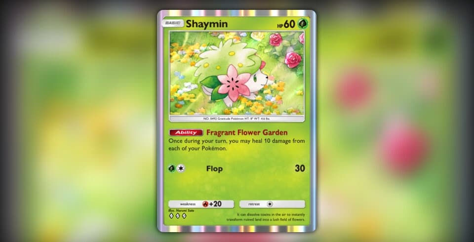 Shaymin (Deluxe Pack: ex #30/379, 3-Diamonds) | Pokémon TCG Pocket