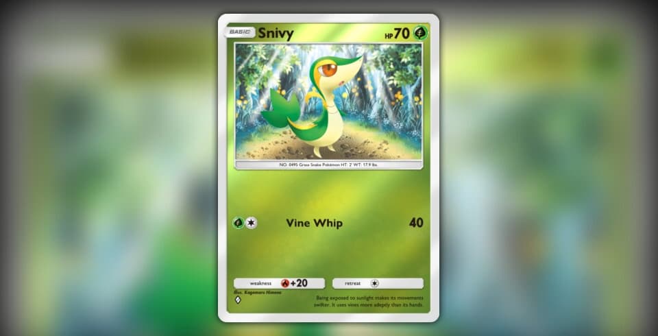 Snivy (Deluxe Pack: ex #33/379, 1-Diamond) | Pokémon TCG Pocket
