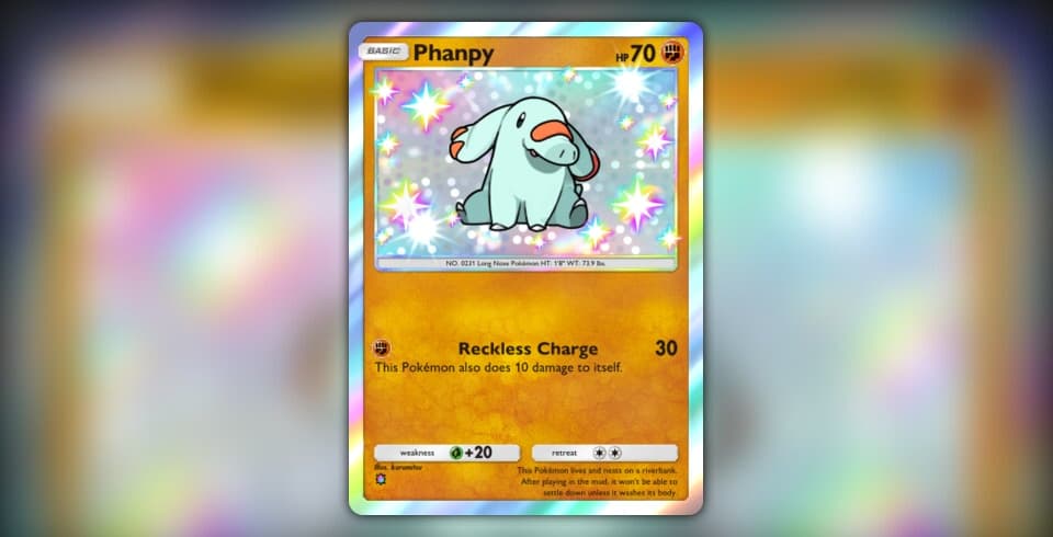 Phanpy (Parade Onirique #222/234, Brillant) | Pokémon TCG Pocket