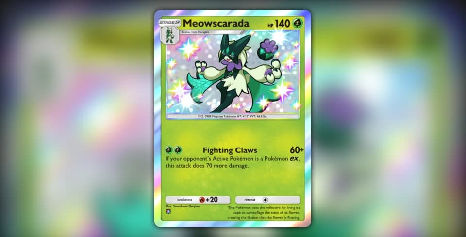 Meowscarada (Paldean Wonders #118/131, 1-Star Shiny) | Pokémon TCG Pocket