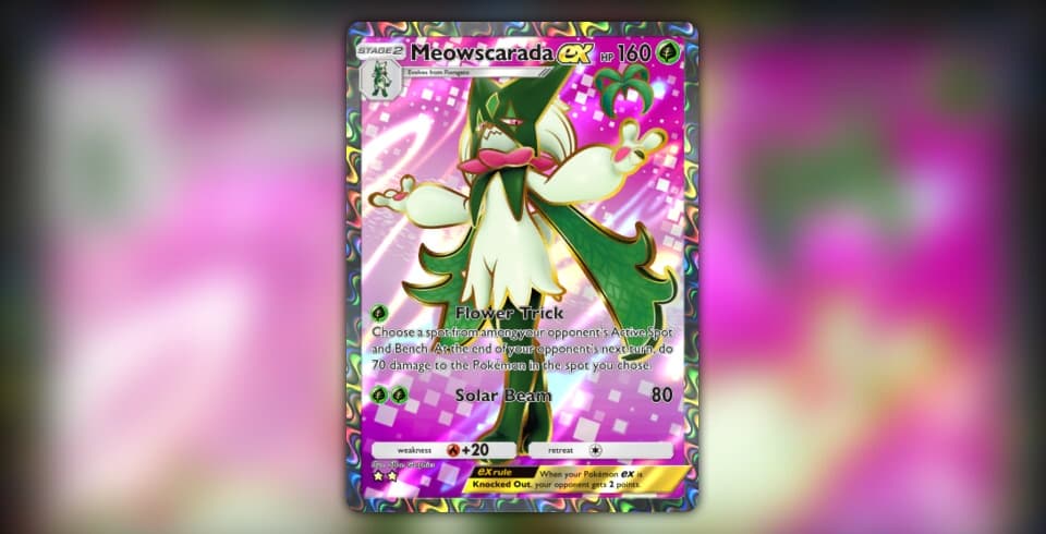 Meowscarada ex (Paldean Wonders #100/131, 2-Stars) | Pokémon TCG Pocket