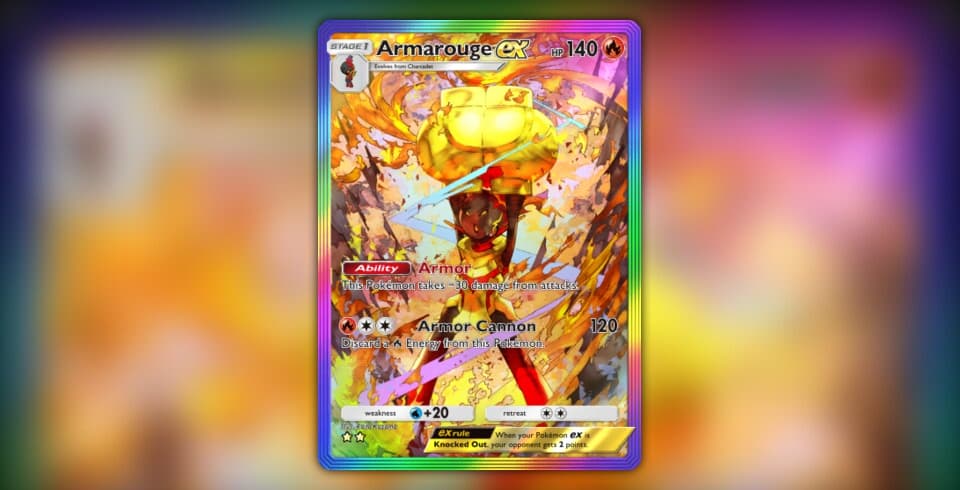 Armarouge ex (Paldean Wonders #111/131, 2-Stars) | Pokémon TCG Pocket