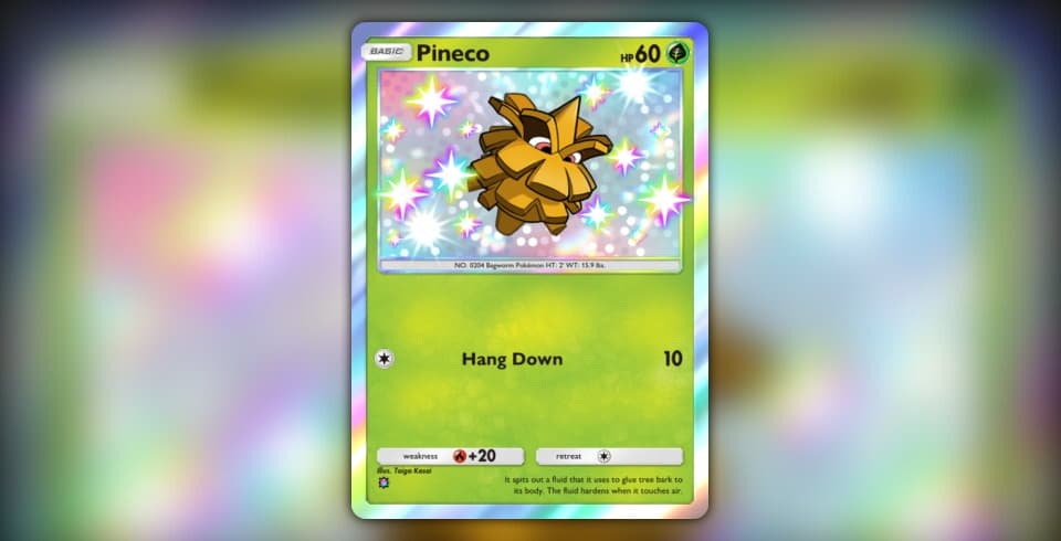 Pineco (Mega Shine #88/117, 1-Star Shiny) | Pokémon TCG Pocket