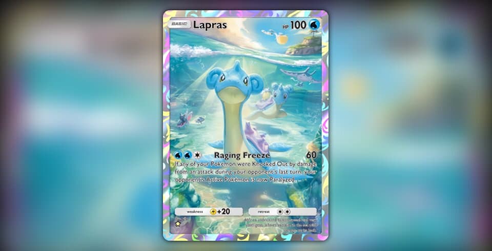 Lapras (Mega Shine #70/117, 1-Star) | Pokémon TCG Pocket