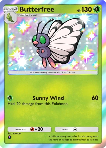 Butterfree (Everyday Wonders #93/106, 1-Star Shiny) | Pokémon TCG Pocket
