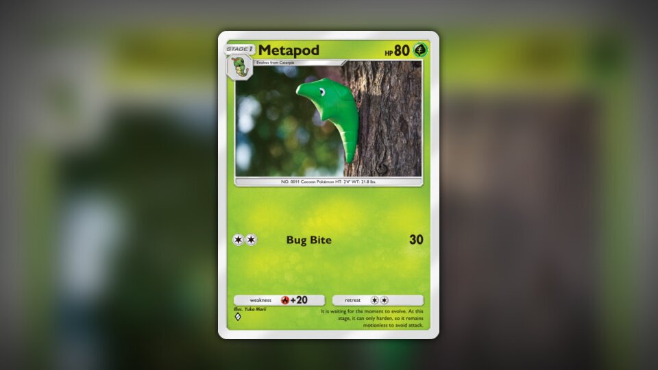Metapod (#6, ♦️, Genes Formidables) • Pokémon TCG Pocket