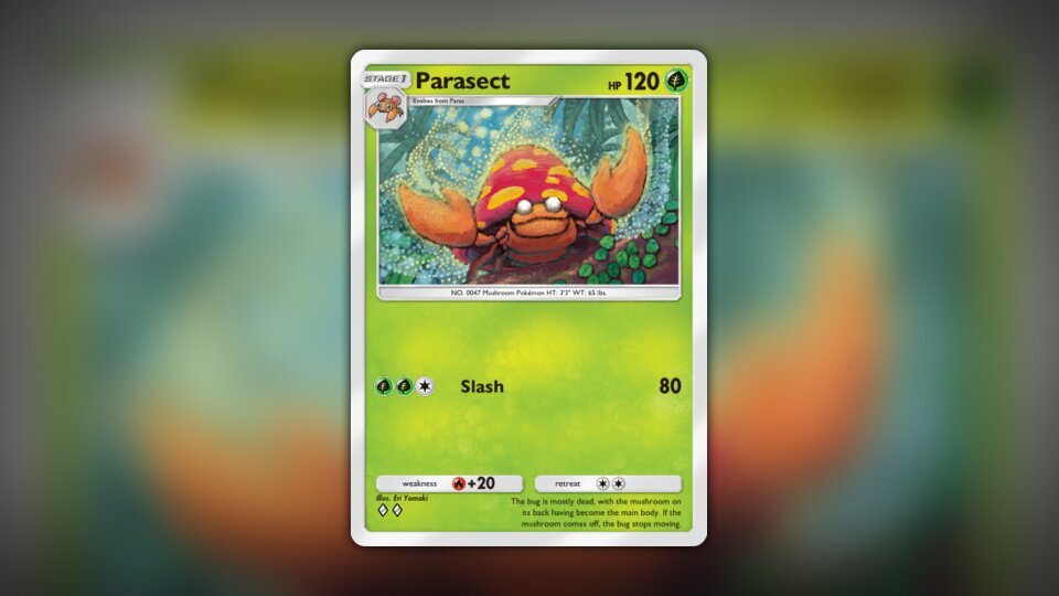 Parasect (#15, ♦️♦️, Genetic Apex) • Pokémon TCG Pocket