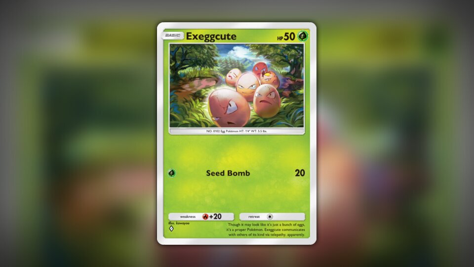 Exeggcute (#21, ♦️, Genetic Apex) • Pokémon TCG Pocket