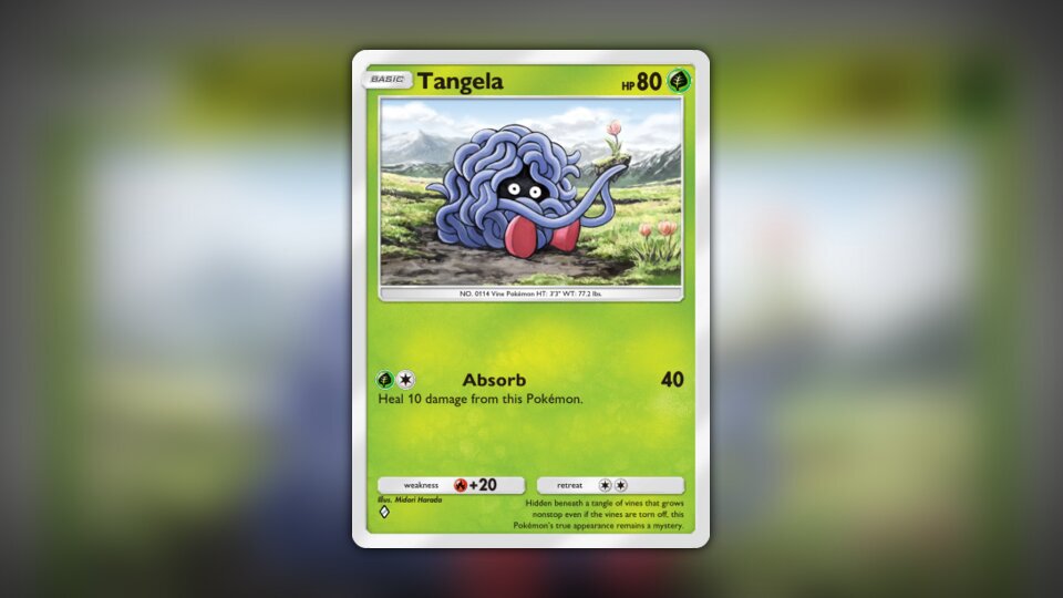 Tangela (#24, ♦️, Genes Formidables) • Pokémon TCG Pocket