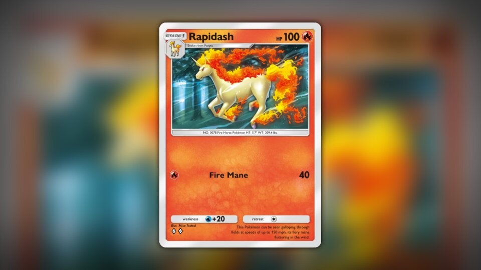 Rapidash (#43, ♦️♦️, Genetic Apex) • Pokémon TCG Pocket