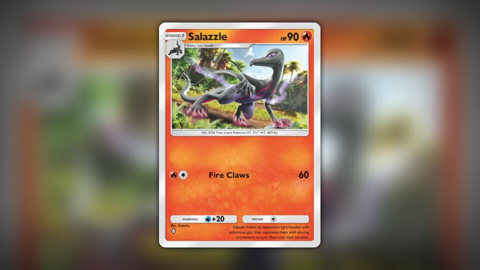 Salazzle (Genetic Apex #50/226, 1-Diamond) | Pokémon TCG Pocket