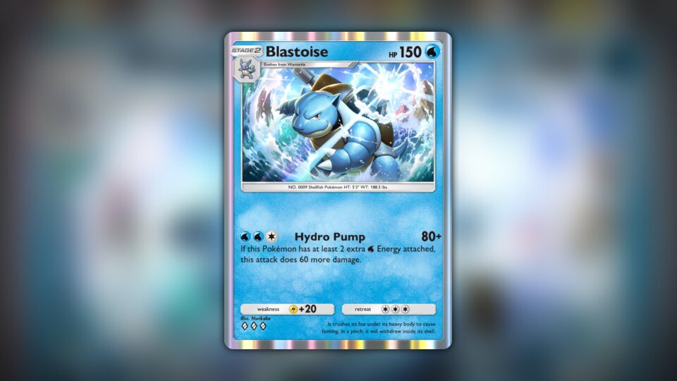 Blastoise (#55, ♦️♦️♦️, Genetic Apex) • Pokémon TCG Pocket