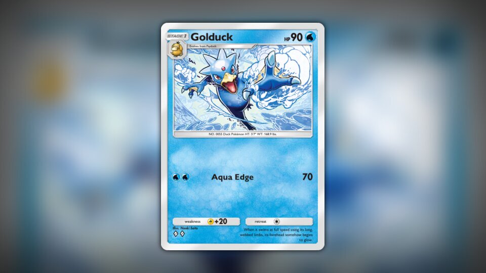 Golduck (#58, ♦️♦️, Dominação Genética) • Pokémon TCG Pocket