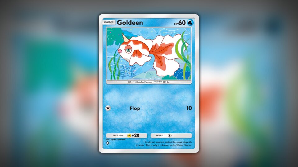 Goldeen (#72, ♦️, Genetic Apex) • Pokémon TCG Pocket