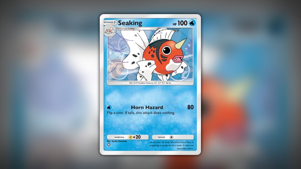 Seaking (#73, ♦️, Genetic Apex) • Pokémon TCG Pocket
