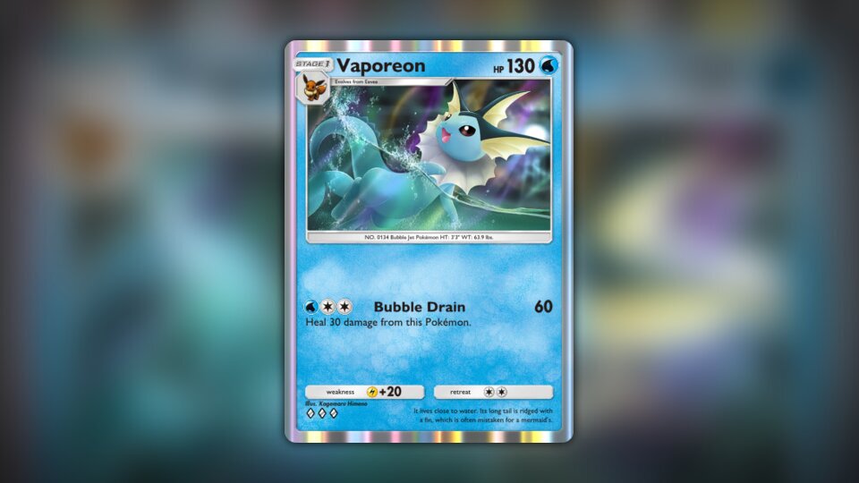 Vaporeon (Genetic Apex #80/226, 3-Diamonds) | Pokémon TCG Pocket