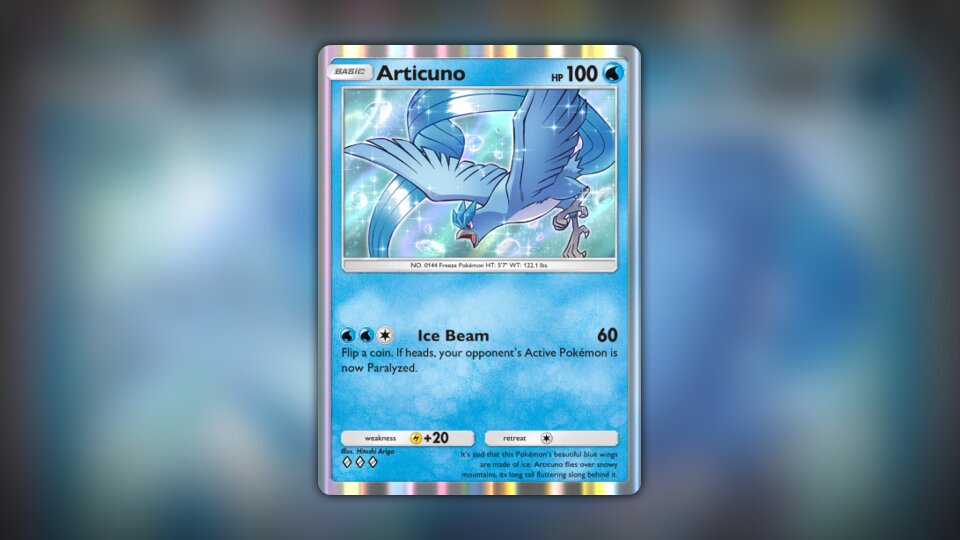 Articuno (Genetic Apex #83/226, 3-Diamonds) | Pokémon TCG Pocket